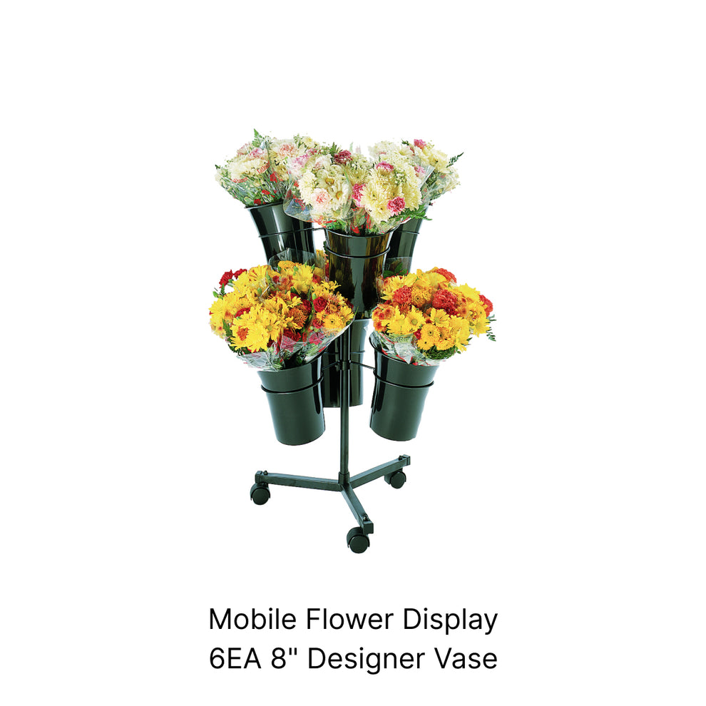Mobile Floral Bouquet Display – Floral Merchandising Systems